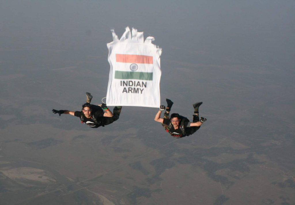 Indian Army Skydiving - Readers Ride